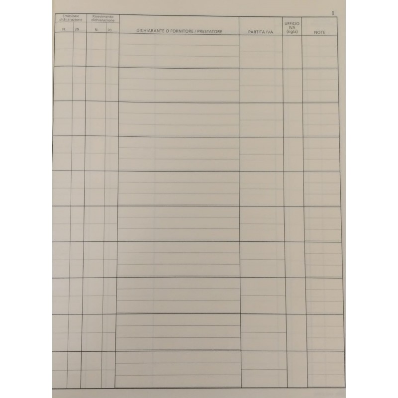 REGISTRO PROTOCOLLO ESPORTATORI 24X32