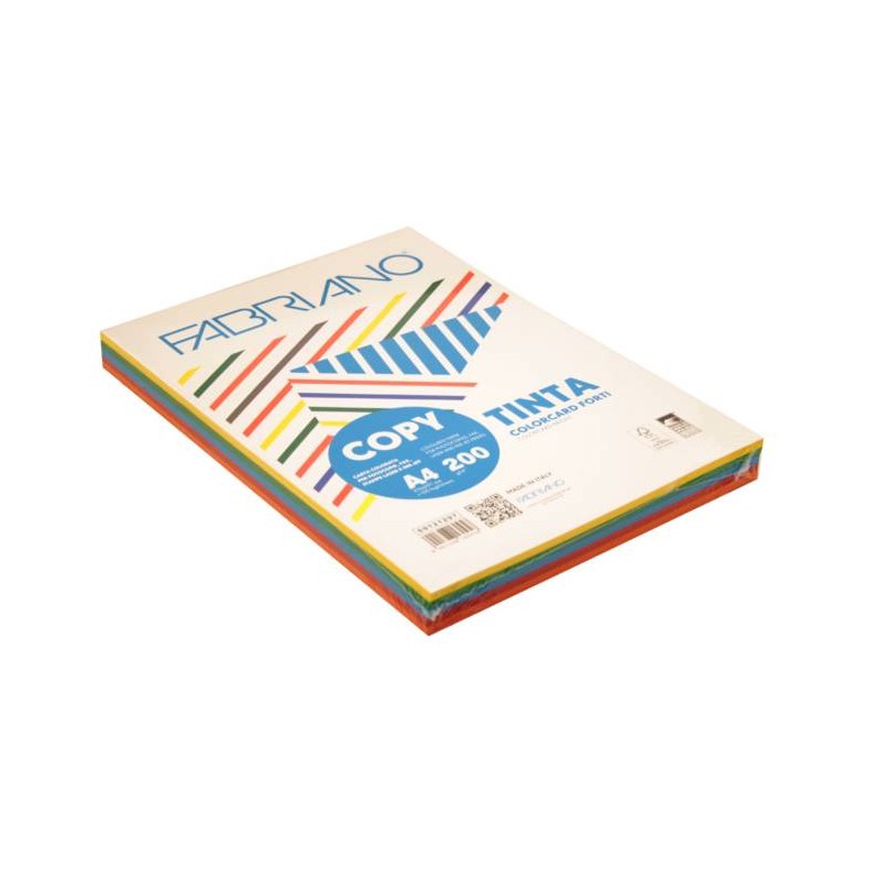 RISMA A4 FABRIANO 200 GR. MIX FORTE