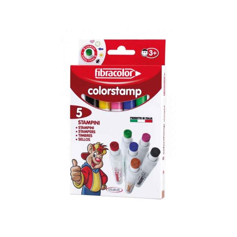 PENNARELLI FIBRA COLORSTAMP CONF. 5 PZ
